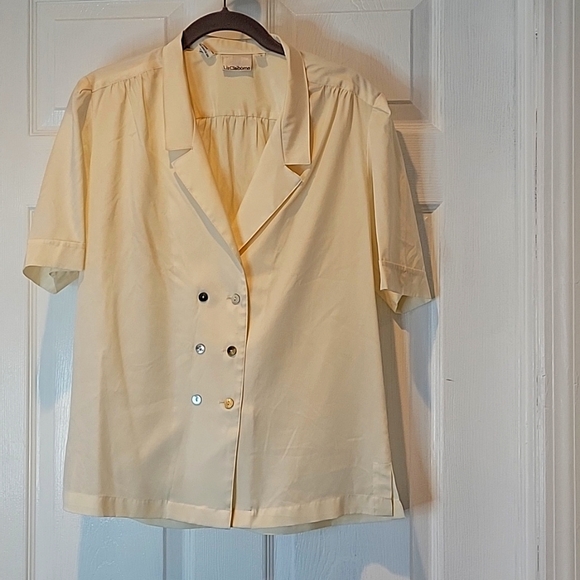 Liz Claiborne | Tops | Vintage Liz Claiborne Doublebreasted Blouse | Poshmark